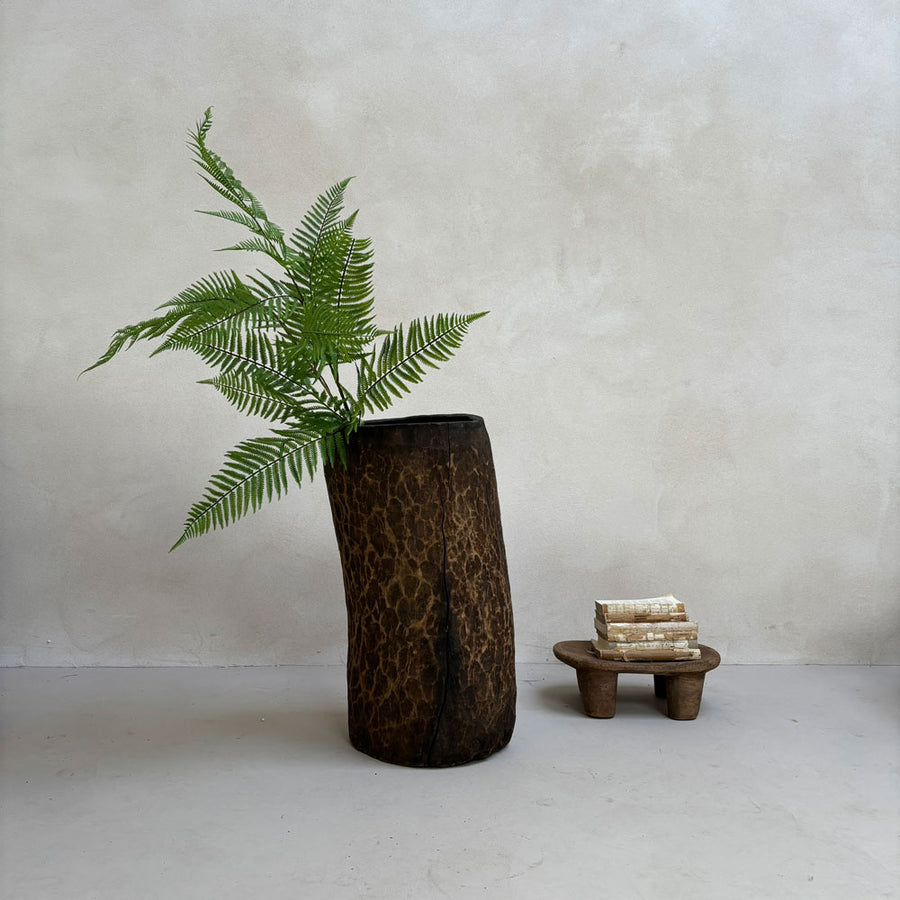 Antique African Wooden Grain Pot – Home Barn