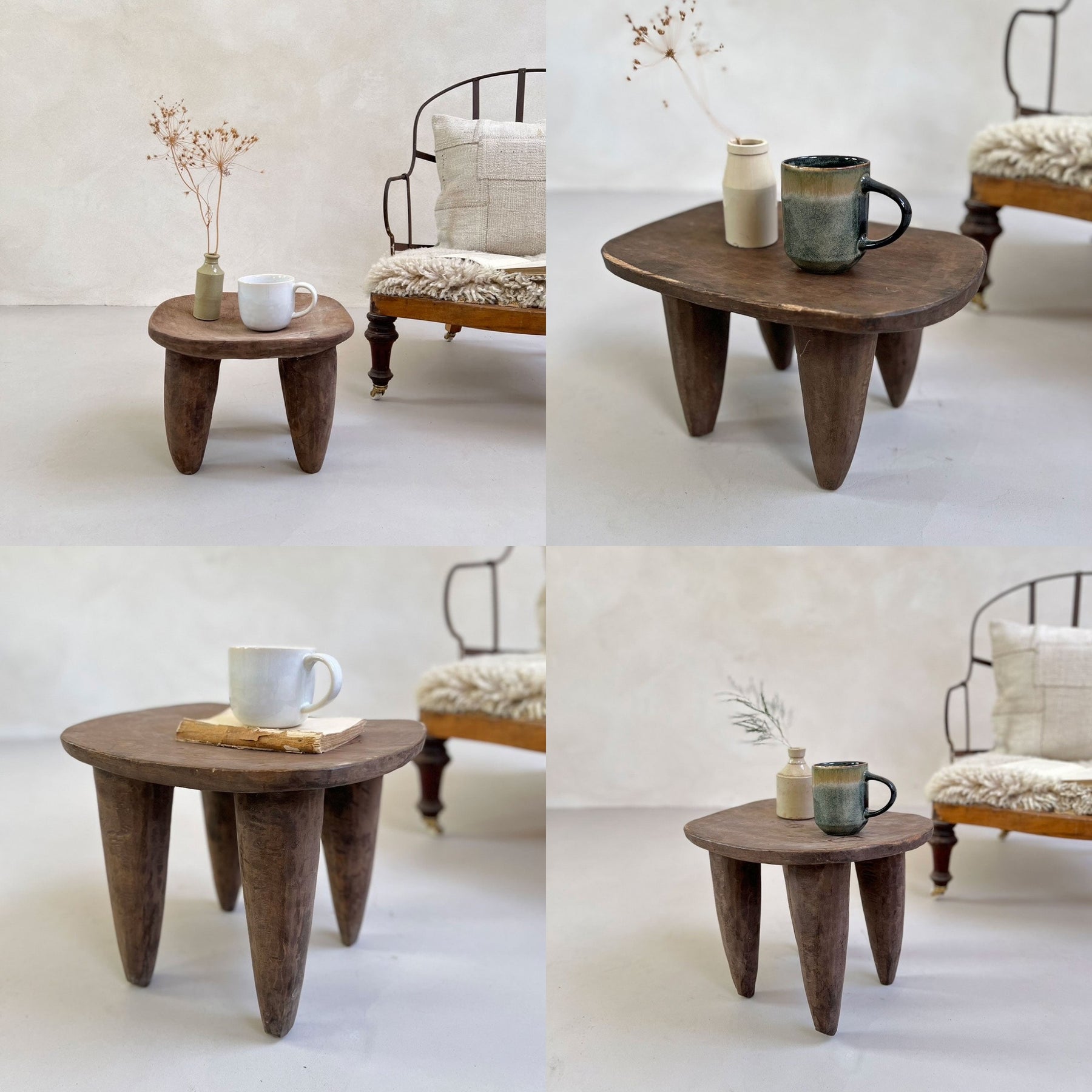 Antique African Small Tables – Home Barn