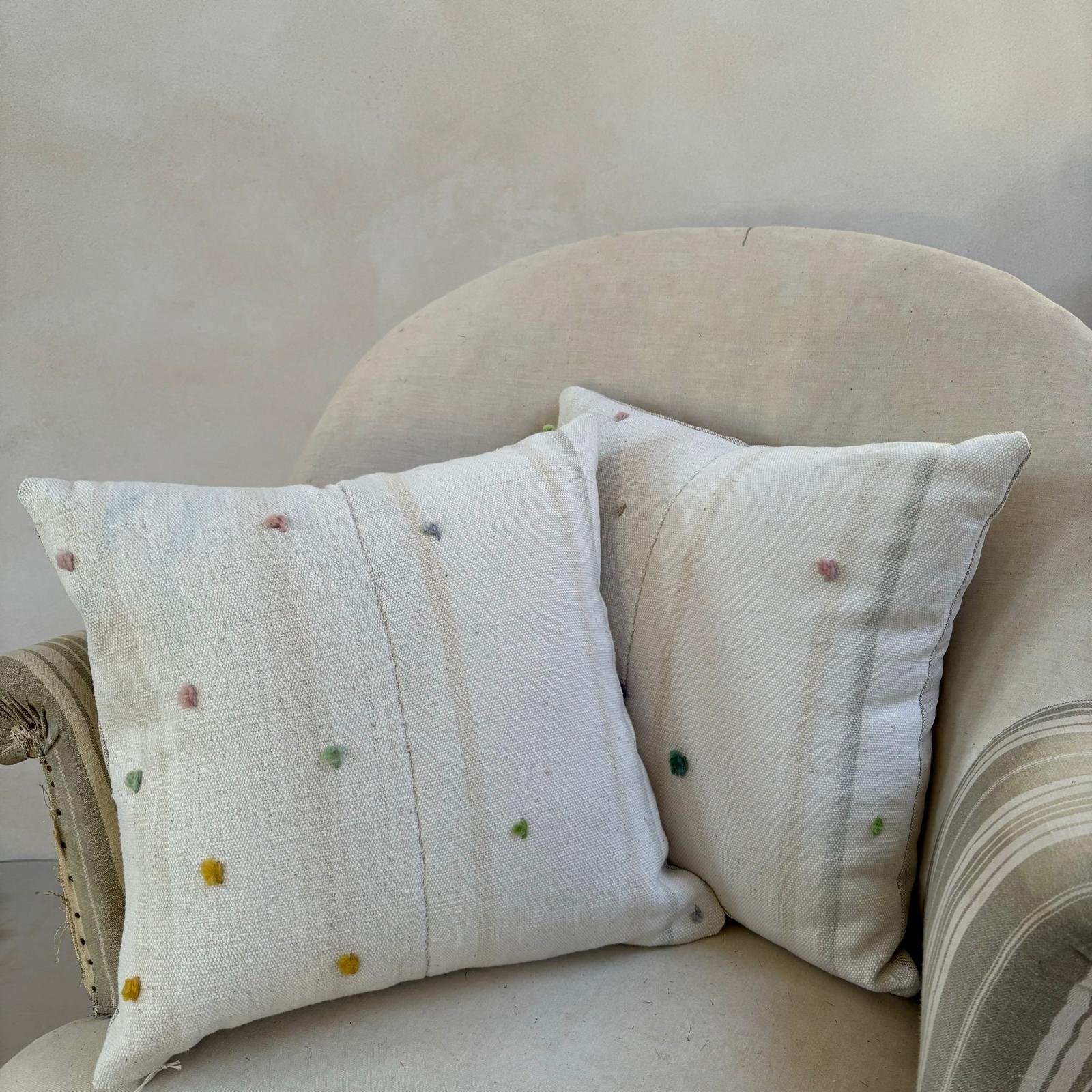Antique Linen handstitched Cushion | Medium – Home Barn