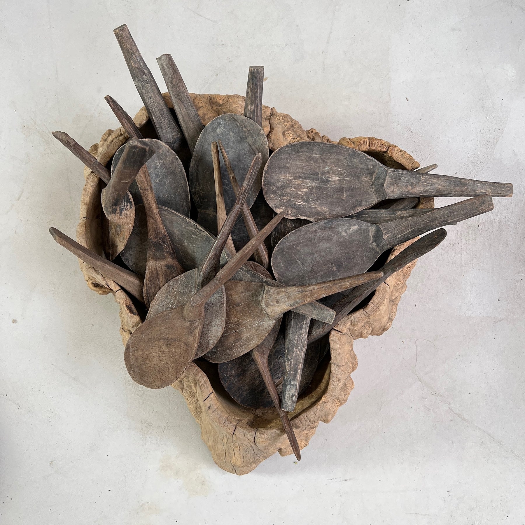 Antique Rustic Wooden Spoon – Home Barn