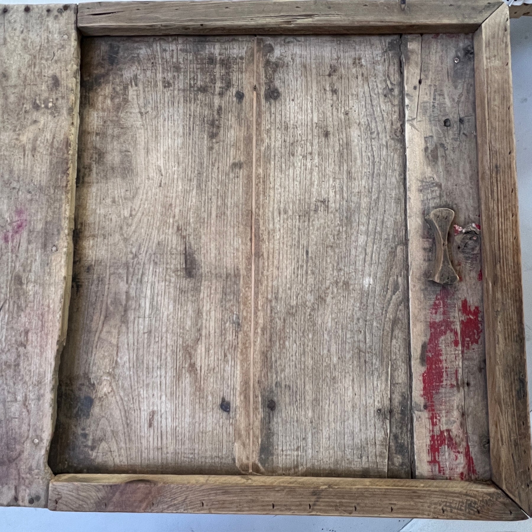 Antique Rustic Wooden Trunk | Mabel – Home Barn