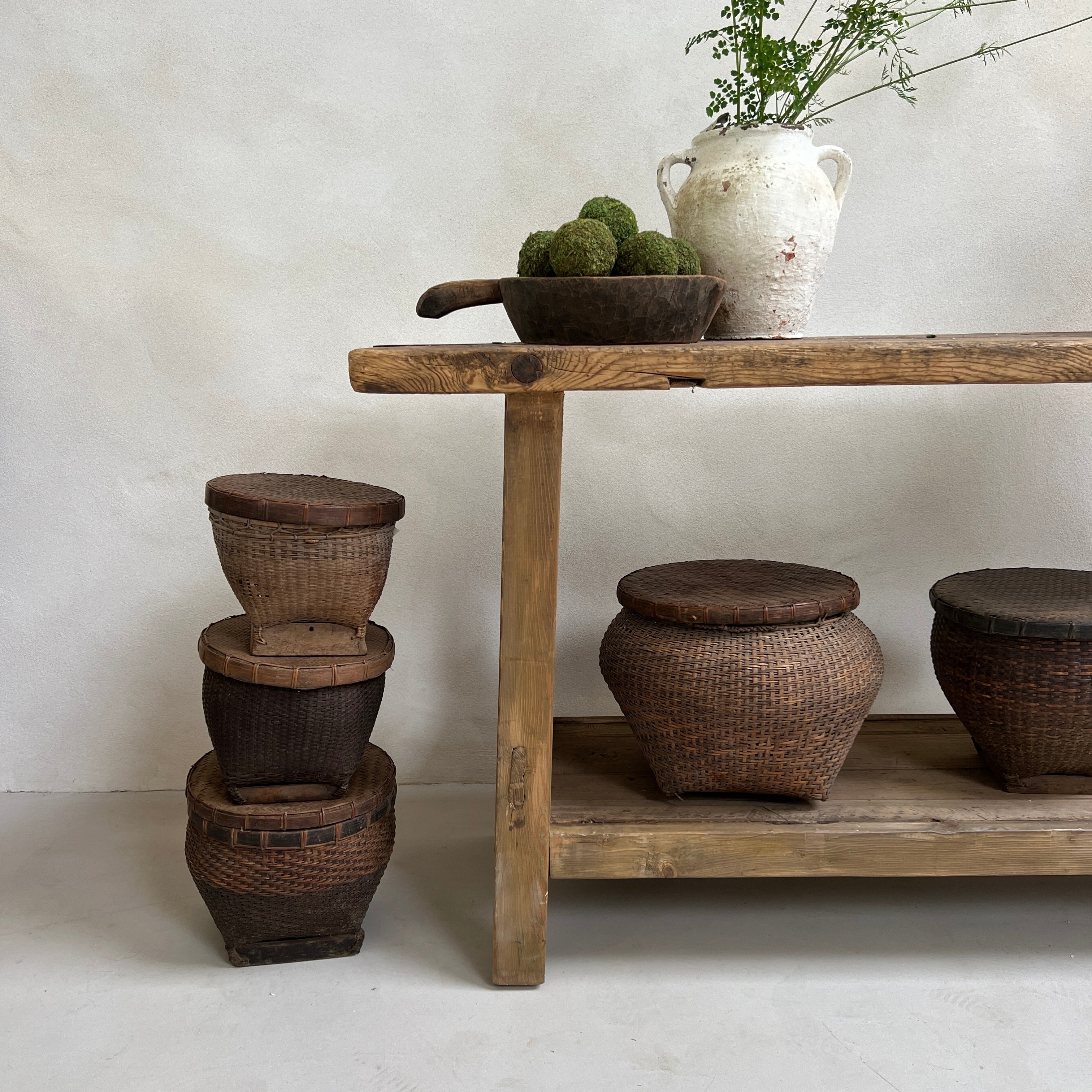 Fine weave vintage Bintan basket – Home Barn