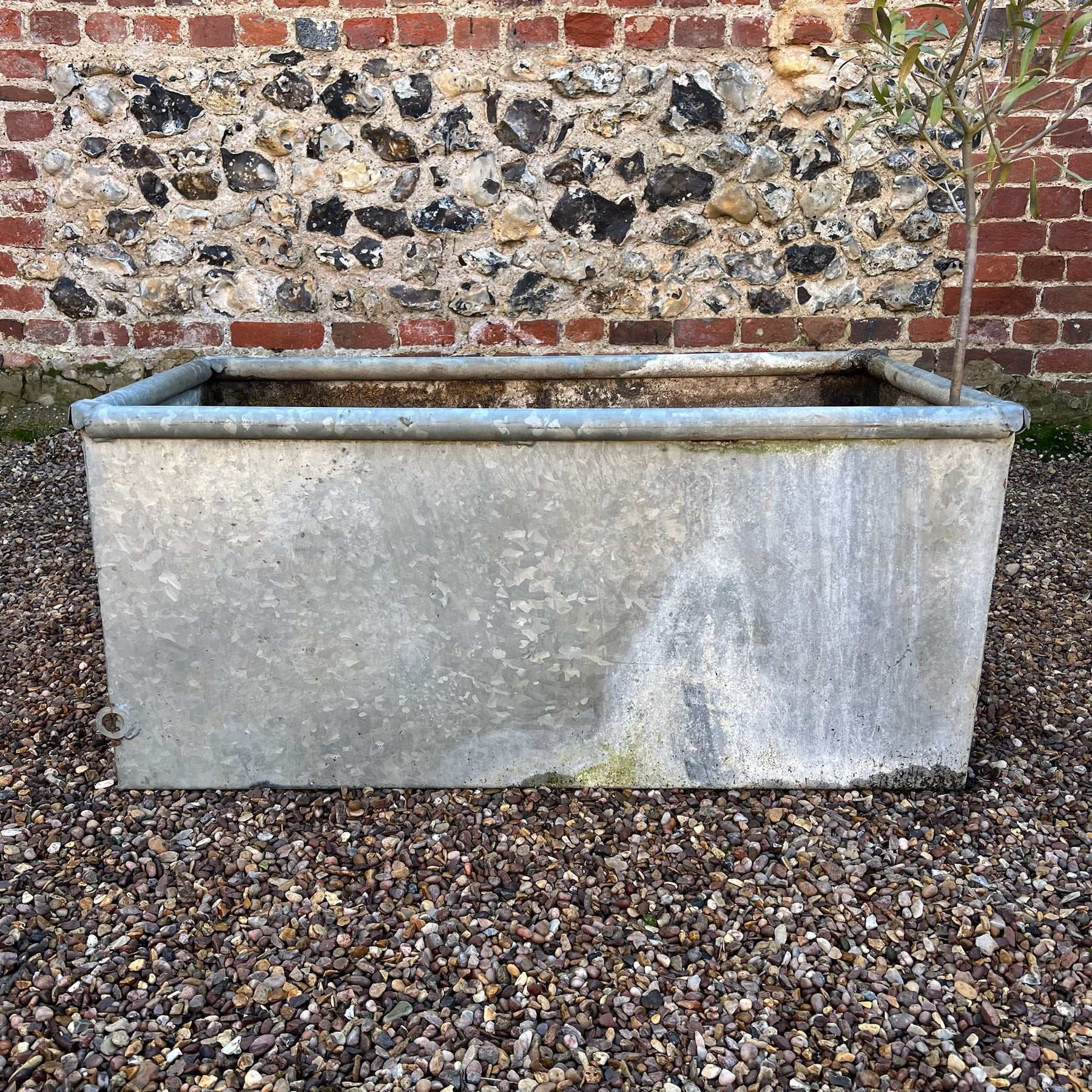Pair of vintage water troughs 94cm x 40cm – Home Barn