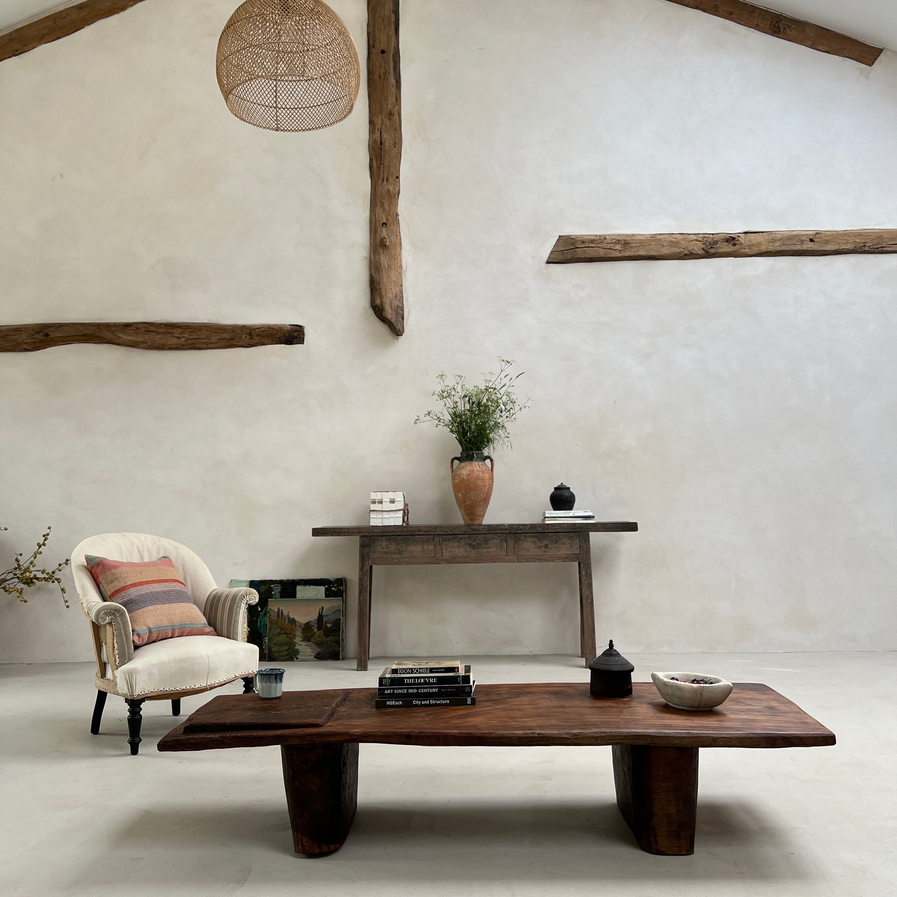 Primitive African Coffee Table | Tai – Home Barn