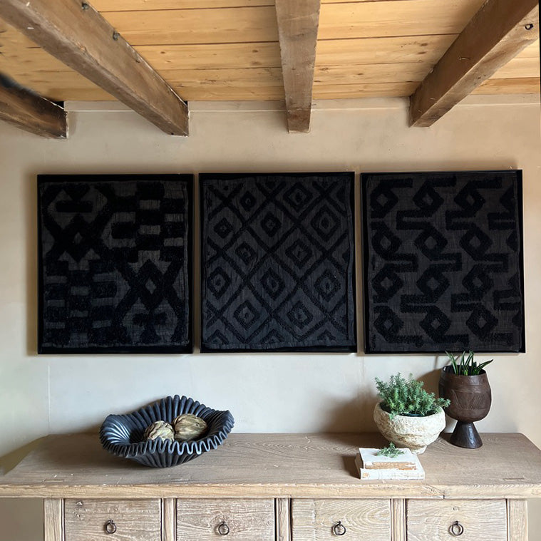 Traditional African Raffia Artwork – Home Barn