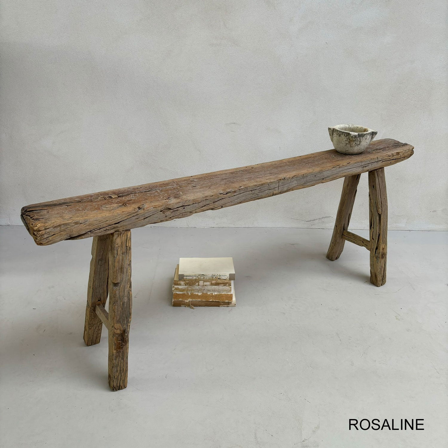 Antique Rustic Wooden Bench – Home Barn