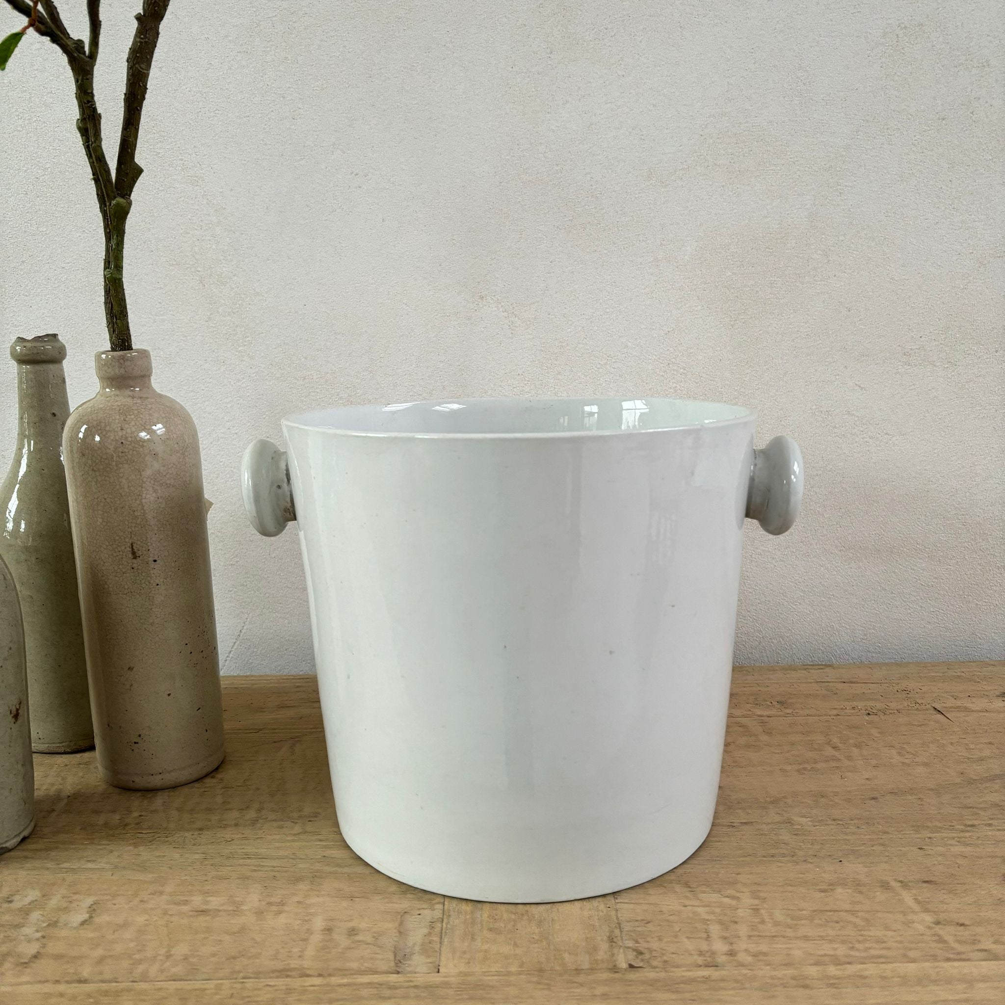 Vintage Porcelain Ice Bucket – Home Barn