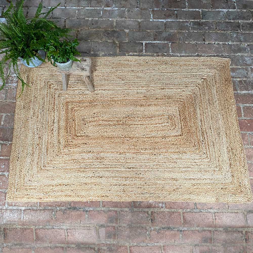 Jute Recatangular Rug 120 x 180cm – Home Barn