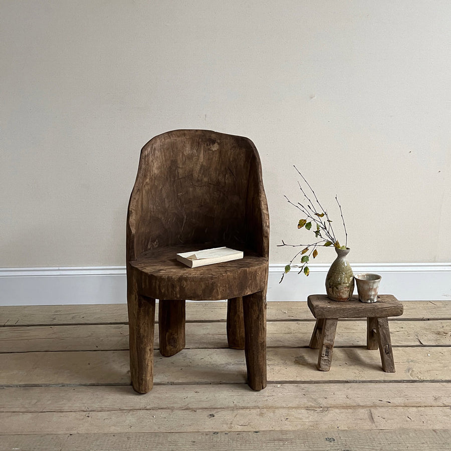 Antique Indian primitive chair | Rosalind – Home Barn